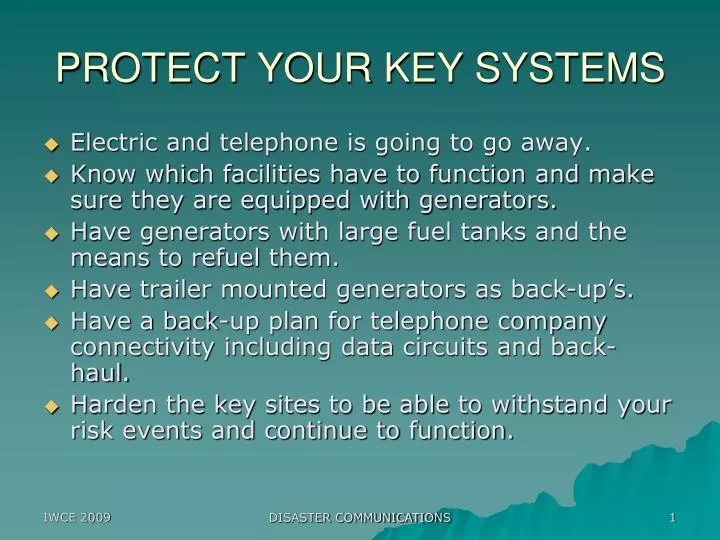 PPT - PROTECT YOUR KEY SYSTEMS PowerPoint Presentation, free download ...