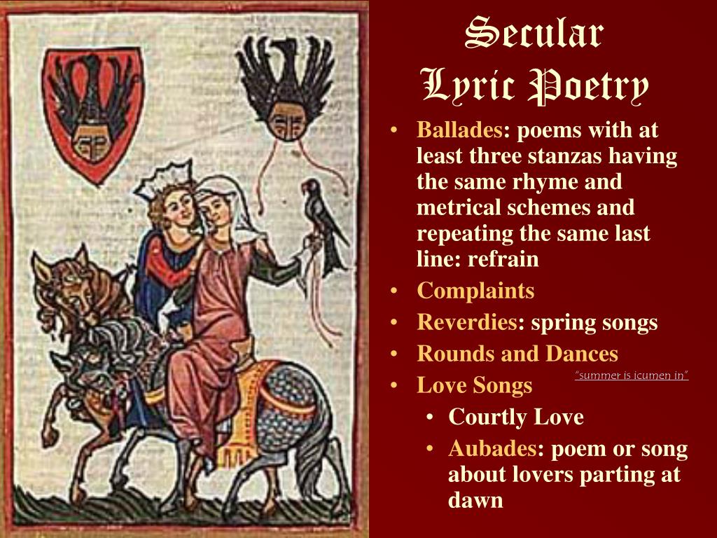 PPT - Medieval Literary Genres PowerPoint Presentation, free download ...