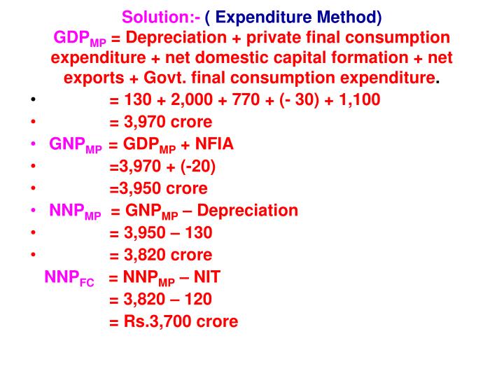 PPT - NATIONAL INCOME ACCOUNTING PowerPoint Presentation - ID:981939