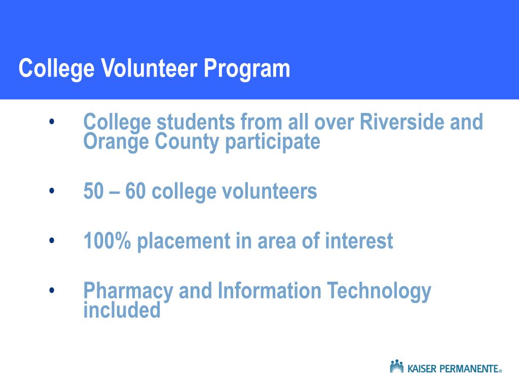 PPT - Kaiser Permanente Riverside Medical Center Developing the ...