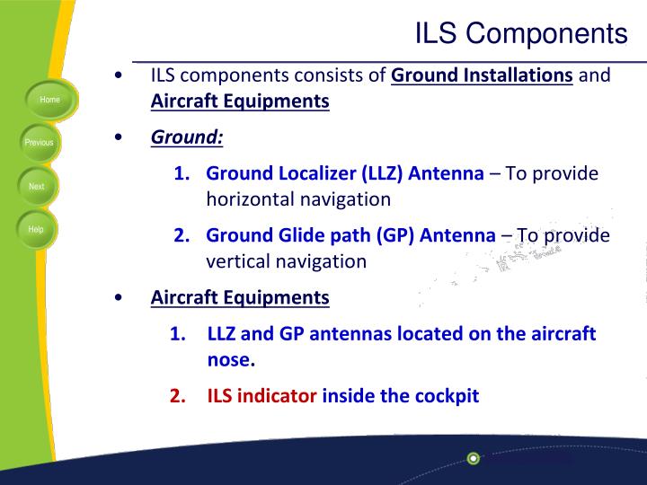 PPT - Lecture 8: I NSTRUMENT L ANDING S YSTEM (ILS) PowerPoint ...