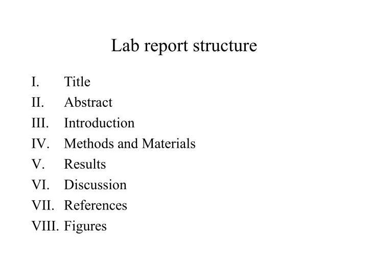 PPT Lab Report Structure PowerPoint Presentation Free Download ID PPT Lab Report Structure PowerPoint Presentation Free Download ID