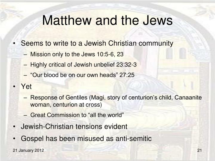 PPT - Matthew PowerPoint Presentation - ID:984499