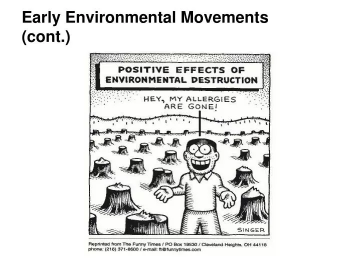 PPT - Early Environmental Movements (cont.) PowerPoint Presentation ...