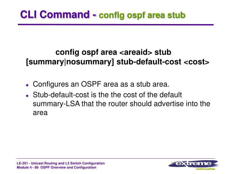 PPT - Module 4 OSPF Overview and Configuration PowerPoint Presentation ...