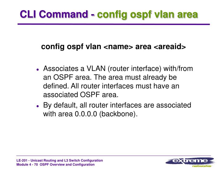 PPT - Module 4 OSPF Overview and Configuration PowerPoint Presentation ...