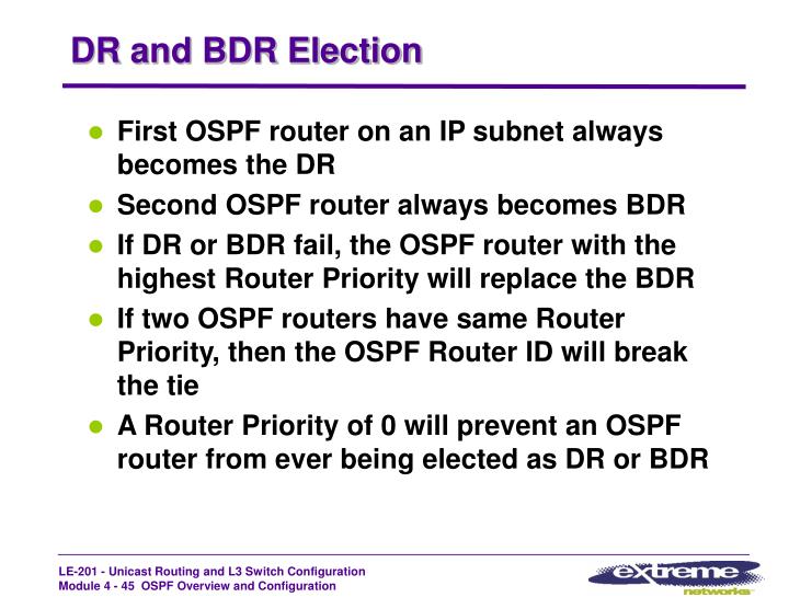 PPT - Module 4 OSPF Overview and Configuration PowerPoint Presentation ...