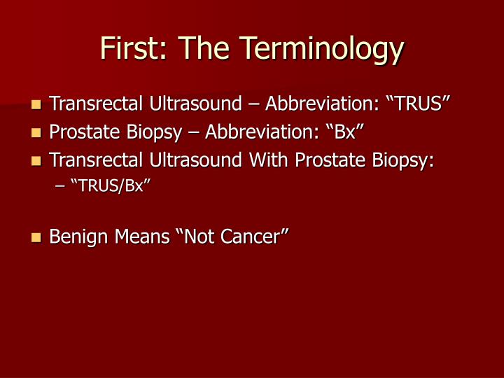 PPT - Transrectal Ultrasound and Prostate Biopsy PowerPoint ...