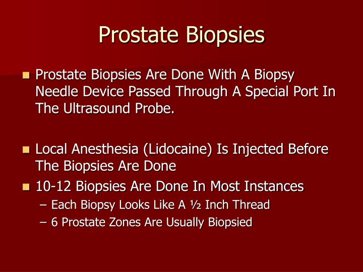 PPT - Transrectal Ultrasound and Prostate Biopsy PowerPoint ...