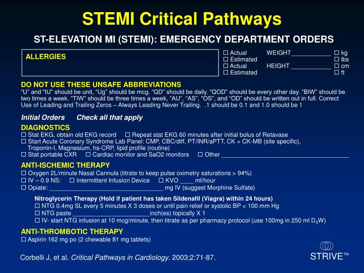 PPT - EMS Reperfusion Checklist: Evaluation of the STEMI Patient ...