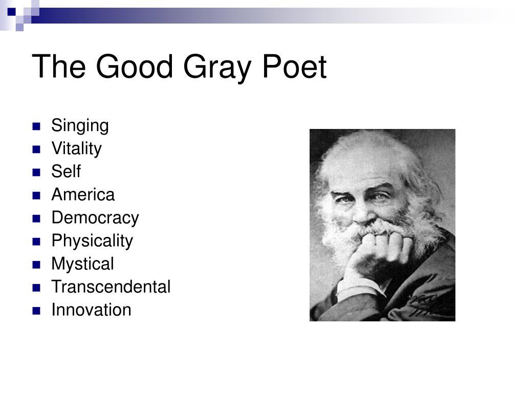PPT - V. Literature of the Gilded Age- Poetry PowerPoint Presentation ...