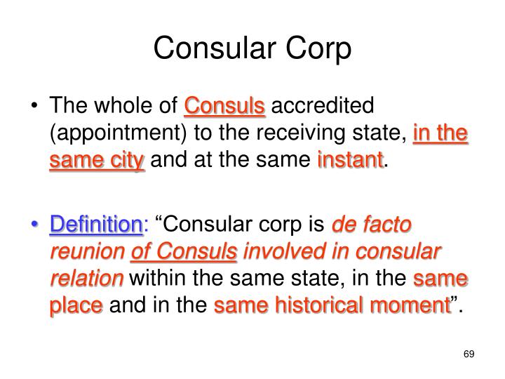 PPT - Diplomatic and Consular Law PowerPoint Presentation - ID:989487