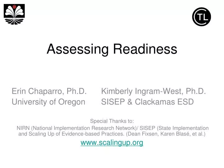 PPT - Assessing Readiness PowerPoint Presentation, free download - ID ...