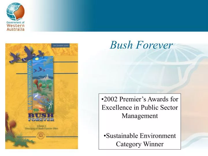 PPT - Bush Forever PowerPoint Presentation, free download - ID:990644