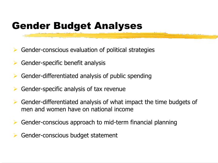 PPT - Gender Budgeting PowerPoint Presentation - ID:990680
