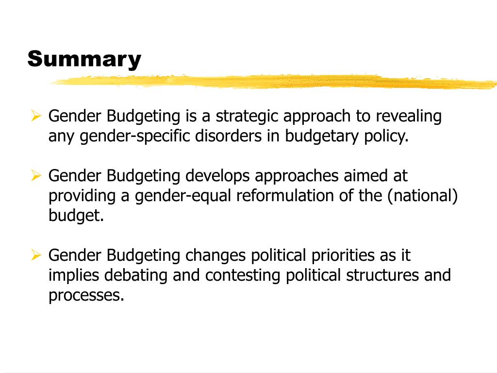 Ppt Gender Budgeting Powerpoint Presentation Free Download Id 990680