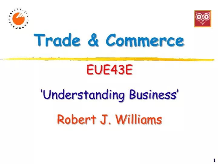 PPT - Trade & Commerce PowerPoint Presentation, free download - ID:991053