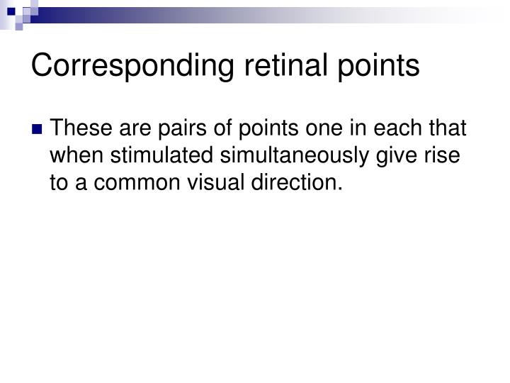 PPT - Binocular Vision and Space Perception PowerPoint Presentation ...