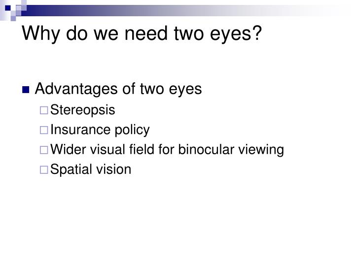 PPT - Binocular Vision and Space Perception PowerPoint Presentation ...