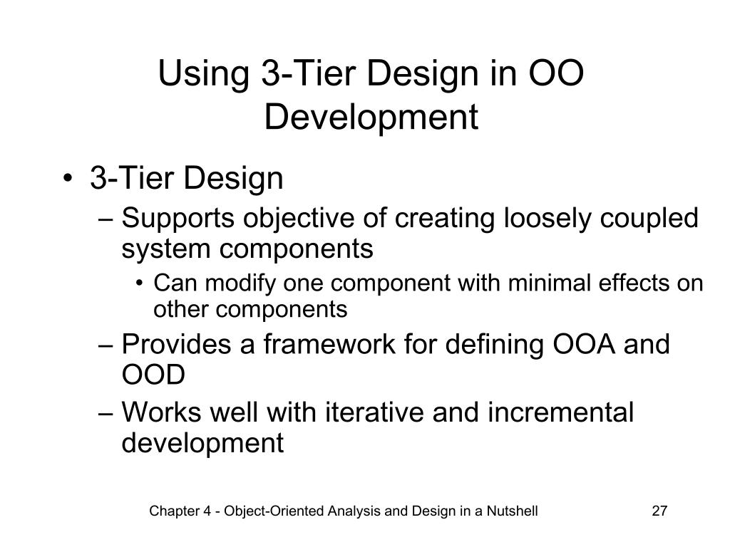 PPT - Chapter 4 Object-Oriented Analysis and Design in a Nutshell PowerPoint Presentation - ID ...