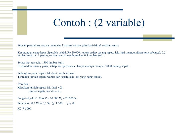PPT - MATEMATIKA BISNIS & EKONOMI PowerPoint Presentation - ID:995001