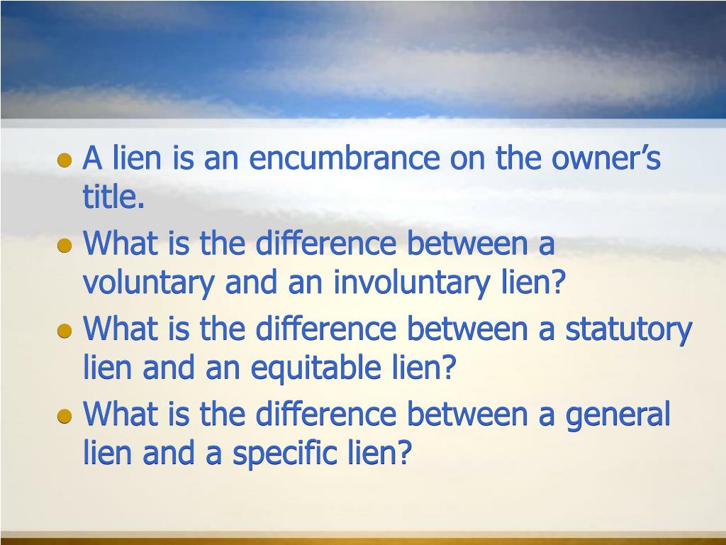 PPT - Real Estate Taxes and Other Liens PowerPoint Presentation, free ...