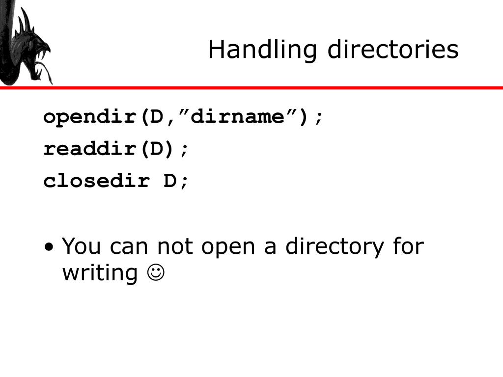 Ppt Programming In Perl File And Directory Handling Powerpoint Presentation Id997233