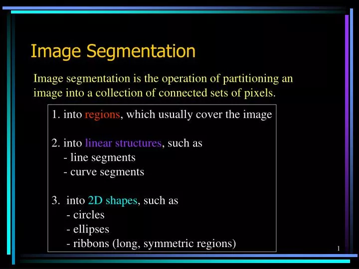 PPT - Image Segmentation PowerPoint Presentation, free download - ID:997949