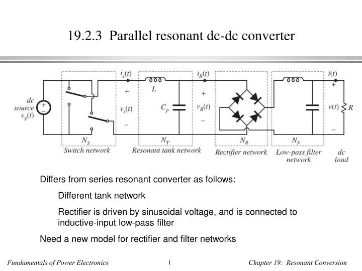 PPT - 19.2.3 Parallel resonant dc-dc converter PowerPoint Presentation ...