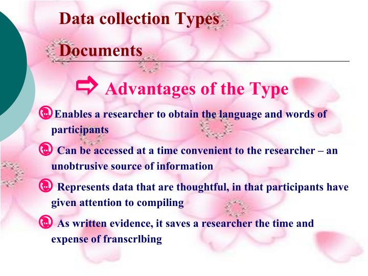 PPT - Qualitative Data collection Types Options Advantages, and ...