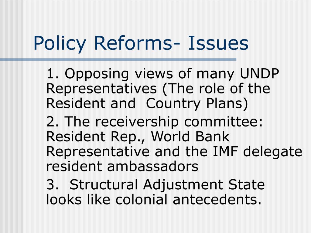 Ppt Structural Adjustment Policy And Administrative Reforms